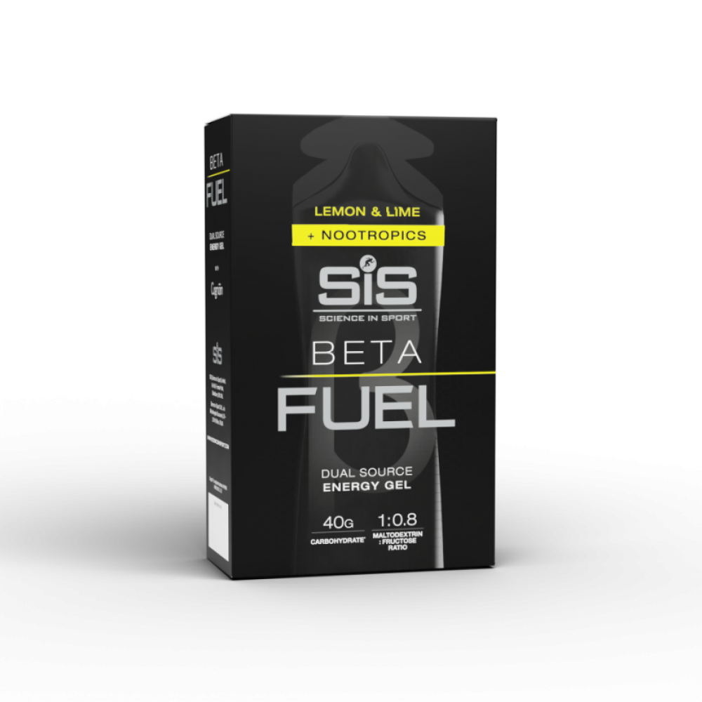 Beta Fuel 60ml + Nootropics Gel - 6 Pack - Lemon & Lime